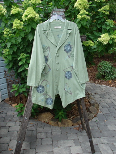 1996 Boulevard Jacket Giant Pinwheel Spanish Moss Size 0 ...