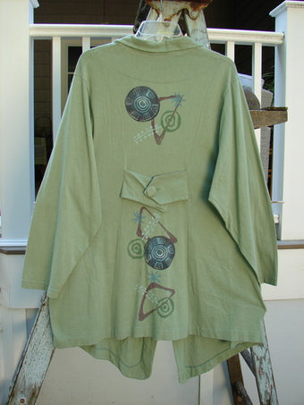 1996 Boulevard Jacket Giant Pinwheel Spanish Moss Size 0 ...